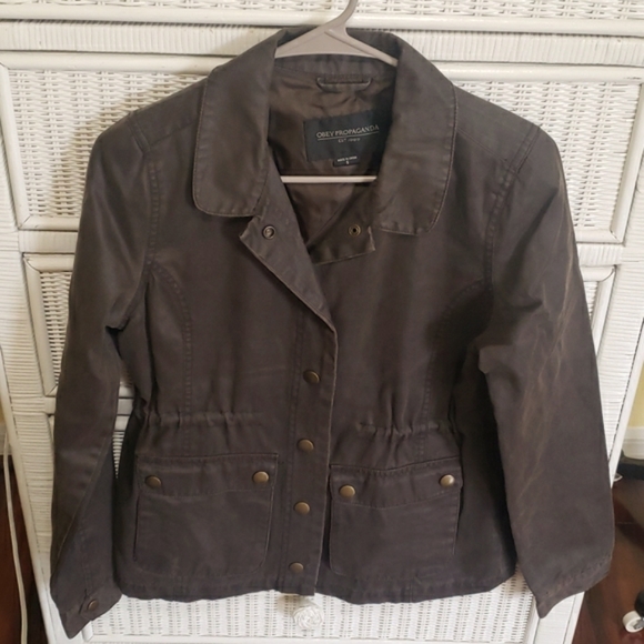 Obey | Jackets & Coats | Obey Olive Jacket S | Poshmark